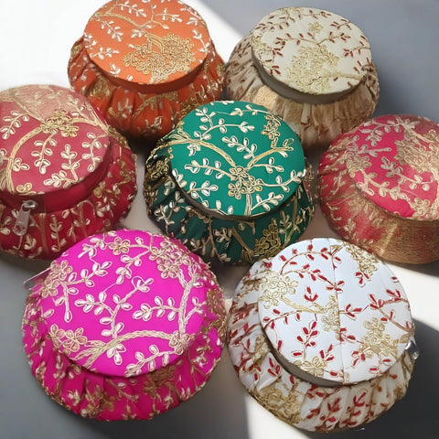 Pichwai Tray & Jar set – Royal Entice